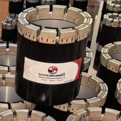 China SINOCOREDRILL BQ NQ HQ PQ Diamond Core Bit 9mm 16mm Crown Height for sale