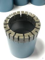 China NTW Thin Wall Turbo Type Double Tube Diamond Core Bit , Diamond Drill Bit for sale