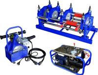 China HDPE Pipe Butt Fusion Welding Machine 160mm to 355mm Diameter Range 220V Manual Operation for sale