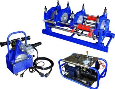 China HDPE Pipe Butt Fusion Welding Machine 160mm to 355mm Diameter Range 220V Manual Operation for sale