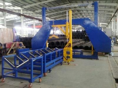 China CNC Band Saw Pipe Cutting Machine BCSJ-1600 for PE PP HDPE 1600mm Diameter for sale