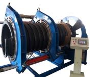 China BRWH-600 Butt Fusion Welding Machine for 600mm Corrugated PE Pipes with 18.5kW Power and Touch Screen Control for sale