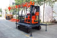 China Light Portable Crawler Core Drill Rig 200m Depth Engineering Drilling Machine 15kW for sale