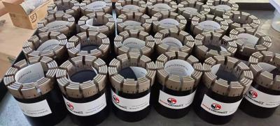 China HQWL 96mm x 63.5mm Wireline Diamond Core Bit with 14mm Crown Height for Geological Drilling for sale