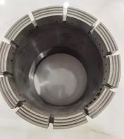 China PWL PQ Impregnated Diamond Core Drill Bit 122mm Inner Diameter 85mm Outer Diameter for Mineral Exploration for sale