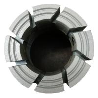 China Spiral Vortex Crown HQ Impregnated Diamond Core Bit 14mm Matrix Rock Drilling for sale