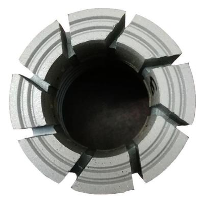 China Spiral Vortex Crown HQ Impregnated Diamond Core Bit 14mm Matrix Rock Drilling for sale