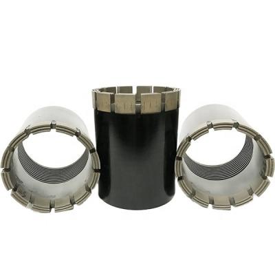 China Impregnated Diamond Casing Shoe Bit HWT 117.48mm OD for Wellbore Exploration Drilling for sale