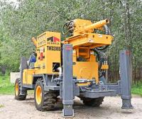 China TWD200 200m Depth Heavy Duty 4-Wheel Trailer Mounted Water Well Drilling Rig with DTH & MUD Capability for sale