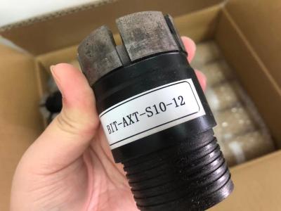 China AXT Vortex Crown Impregnated Diamond Bit DCDMA Standard 47.50mm OD for Mineral Exploration for sale