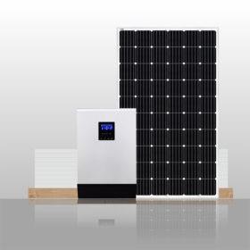 China Off Grid Household Solar System with Lead Acid Battery - 1kVA to 5kVA Pure Sine Wave Inverter, 320W PV Modules for sale