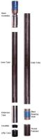 China T2 Wireline Double Tube Core Barrel Assembly 3m 1.5m Sizes 76 86 101mm for sale