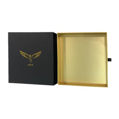 China Handmade Luxury Custom Wig Jewelry Lip Gloss Clothes Gold Storage Drawer Packaging Box With Your Own Logo for sale