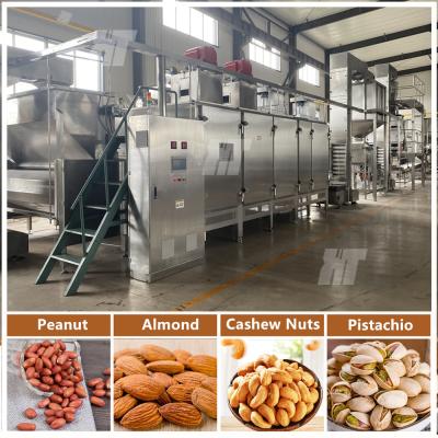 China High Capacity Continuous Nuts Roaster Peanut Baking Oven  2000kg/h for sale