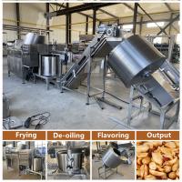 China Electric Peanut Frying Machine With Flavoring And Cooling for sale