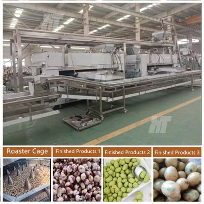 China 50kg Rock Baking Nuts Roaster Machine Hazelnut Almond Roasting Machine Peanut Swing for sale