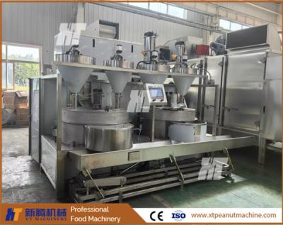 China Automatic Flavored Coated Peanut Production Line Sugar / Liquid Coating Peanuts Making Machine for sale