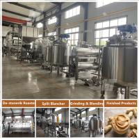 China PLC Operated Peanut Butter Processing Plant Peanut Butter Production Line Peanut Paste Grinding for sale