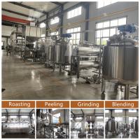 China PLC Operated Peanut Butter Processing Plant Peanut Butter Production Line Peanut Paste Grinding for sale