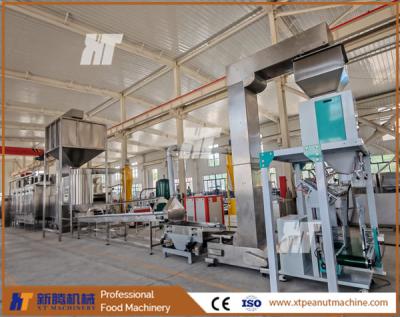 China Advanced Temperature Control Peanut Roasting Peeling Line Blanched Peanut Processing Plant for sale