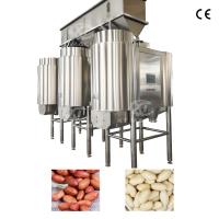 China 500-1200kg/h Capacity 304 Stainless Steel Peanut Blanching Machine with 98% Blanching Rate for sale