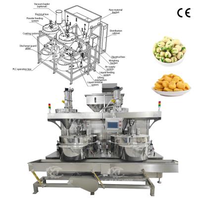 China Cost-effective PLC Controlled Automatic Coating Machine for Peanuts/Seeds/Broad Bean/Cashew/Almond for sale