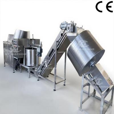 China 304 Stainless Steel Peanut Frying Machine with Intelligent Temperature Control and 350L Oil Capacity for sale