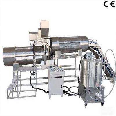 China Automatic High Precision SS304 Rotary Seasoning Machine Nut Seasoning Equipment for Nuts Snacks Meat for sale