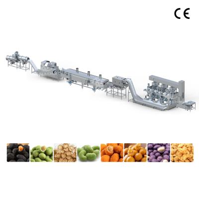 China Automatic Coating Frying Seasoning Machine for Peanut /Cashew Nut/Horse Beans/Almonds/Hazelnut Pistachios for sale