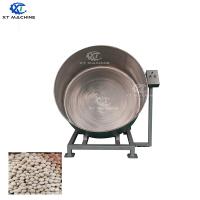 China Small Capacity Semi-Automatic Peanut Batch Coating Machine with 304 Stainless Steel Construction for sale