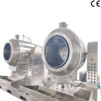 China 80kg/batch Stainless Steel SUS304 Sugar Coating Machine with Automatic Temperature Control for Nut Roasting for sale