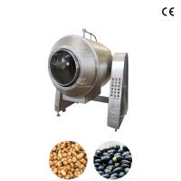 China 304 Stainless Steel Automatic Temperature Control Nuts Roaster Machine with 80kg/batch Capacity for Sugar Coating and Roasting for sale