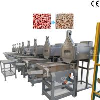 China Stainless Steel PLC Control Split Peanut Blancher with 800-1000kg/h Capacity for Peanut Processing for sale