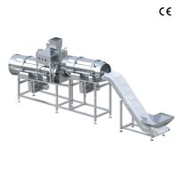 China Fully Automatic SS304 Double Roller Flavoring Machine with 500-1000kg/h Capacity for Nuts Snacks Meat Seasoning for sale