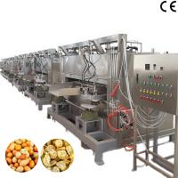 China Fully Automatic 100kg/h Coated Nut Roasting Machine Japanese Beans Swing Roaster with PLC Control  for Nut Processing for sale