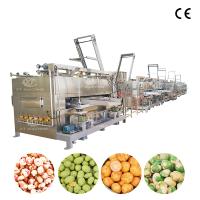 China 304 Stainless Steel Coated Nuts Swing Roaster with 50-100kg/h Capacity Flat Oven for Industrial Nut Processing for sale