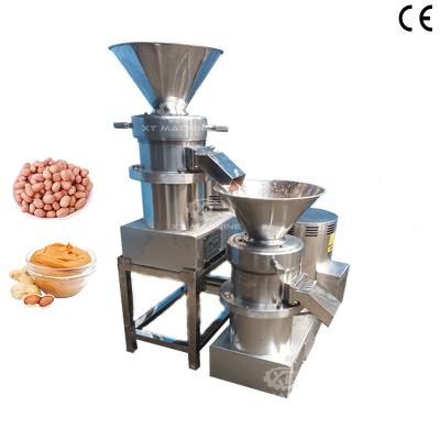 China Food Grade SS304 200kg/h Peanut Butter Colloid Mill Nut Butter Grinding Machine for Nut Processing Plants for sale