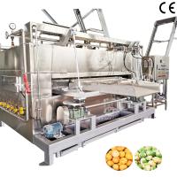 China Large Capacity 50-100kg/h Nut Baking Machine with PLC Control and 304 Stainless Steel Swing Roaster for sale