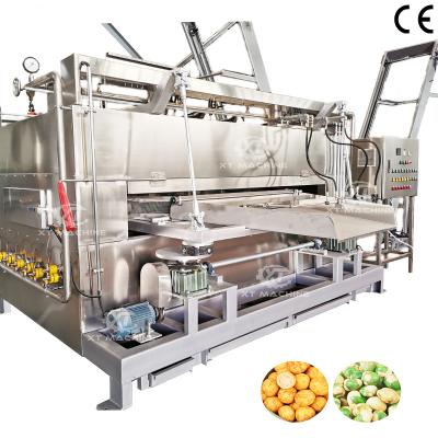 China Large Capacity 50-100kg/h Nut Baking Machine with PLC Control and 304 Stainless Steel Swing Roaster for sale