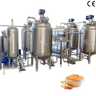 China Industrial Peanut Butter Blending/De-gassing Tank with 200-2000L Capacity 304 Stainless Steel for sale