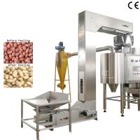 China Food Grade Groundnut Blanching Machine with 500kg/h Capacity High Blanching Rate Hazelnut Peeling Machine for sale