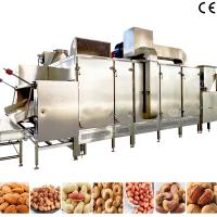 China Continuous Belt Type Nuts Roasting Machine with Stainless Steel 304 for Automatic Temperature Control for sale