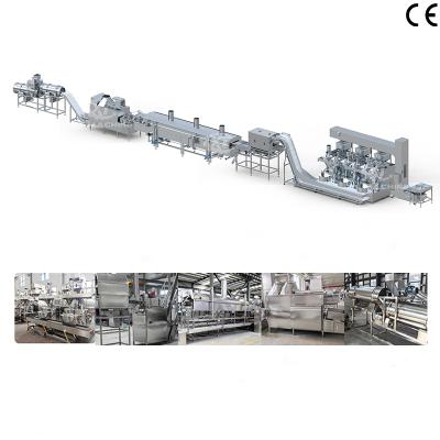 China 1000-2000kg/h Fully Automatic Nut Coating and Frying Equipment Fried Flour-coated Peanut Making Machine for Food Processing Plants for sale