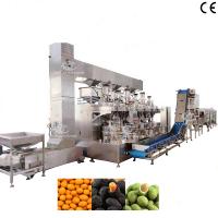 China SUS304 Nut Coating Frying Equipment with PLC Control Fried Coated Peanut Production Line for Food Processing Plant for sale