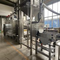 China Fully Automatic 500kg/h-3000kg/h Peanut Slitting and Blanching Machine Air Peeling Machine for Nut Processing Plants for sale