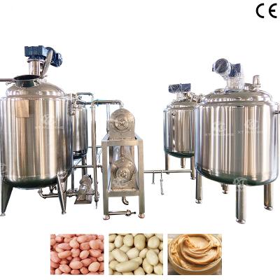 China SS304 Food Grade Peanut Nut Butter Mixing Tank 200L-1000L Cooling/De-gassing Tank for Food Industrial Use for sale