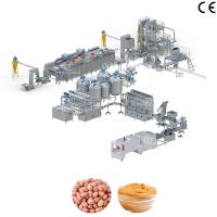 China Fully Automatic Peanut Butter/Cashew Nut Butter/Pistachio Butter Production Line 200-2000kg/h and PLC Control for sale