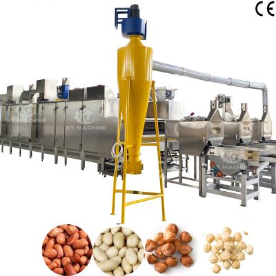 China Customizable High Capacity Peanut Roasting And Blanching Production Line with SUS304 Material for sale