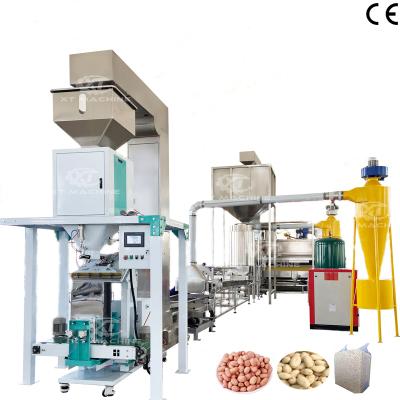 China 500kg/h Whole-Kernel Blanched Peanut Production Line Hazelnut Peeling Equipment and Food Grade Construction for sale