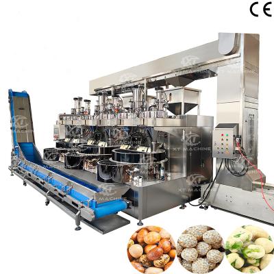 China Large Capacity Full Automatic Coated Peanut Eggs Making Machine Snack Food Coating Machine for Nuts for sale